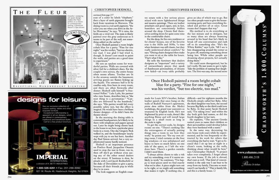 The Fleur | Architectural Digest | SEPTEMBER 2001