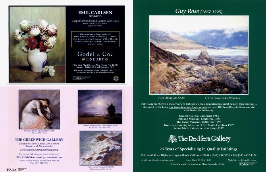 The Redfern Gallery | Architectural Digest | SEPTEMBER 2001