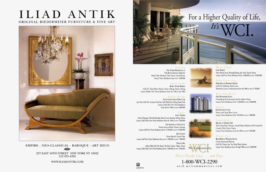 WCI Communities Inc. | Architectural Digest | SEPTEMBER 2001