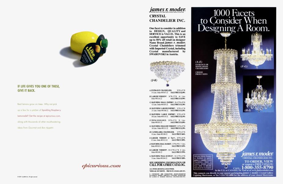 james r. moder® | Architectural Digest | OCTOBER 2001