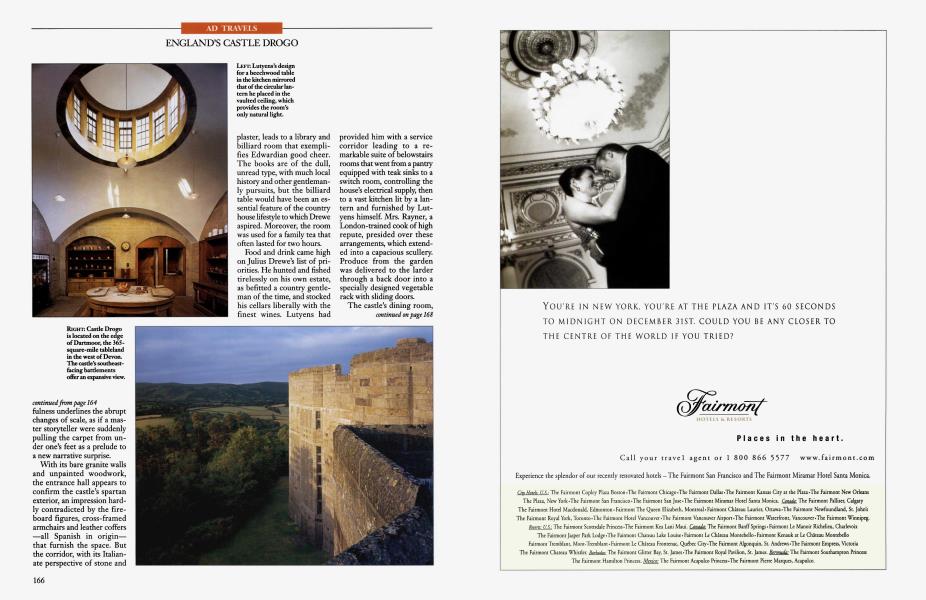 Fairmont | Architectural Digest | NOVEMBER 2001