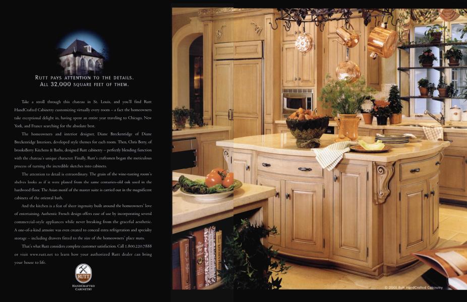 Rutt | Architectural Digest | NOVEMBER 2001