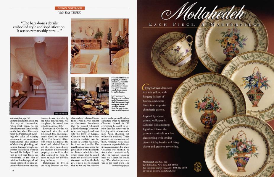 Mottahedeh | Architectural Digest | NOVEMBER 2001
