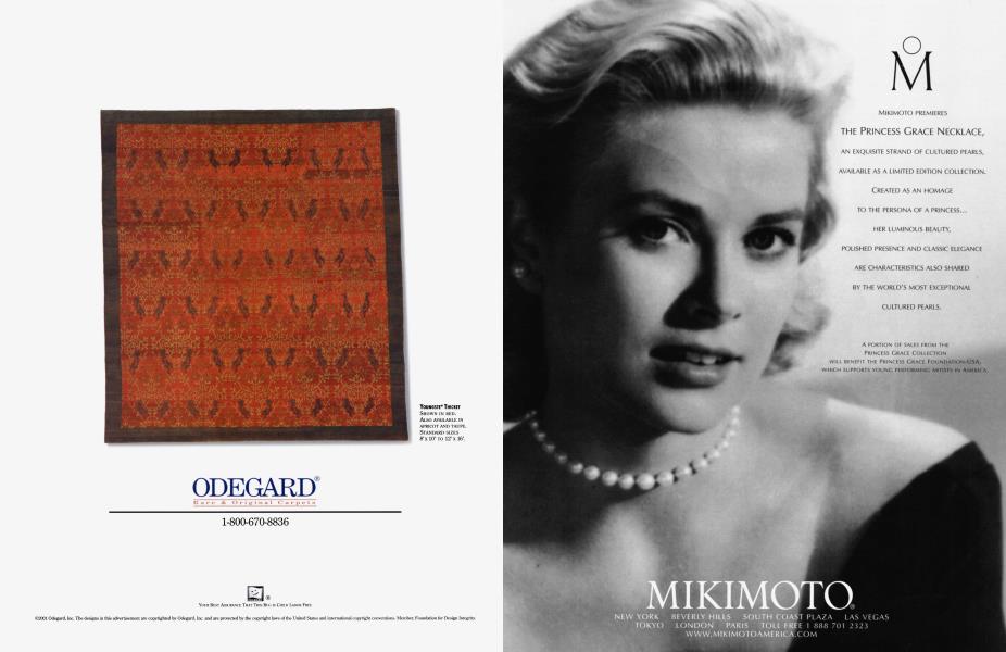 MIKIMOTO® | Architectural Digest | DECEMBER 2001