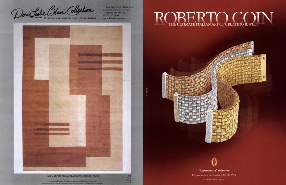 ROBERTO COIN | Architectural Digest | DECEMBER 2001