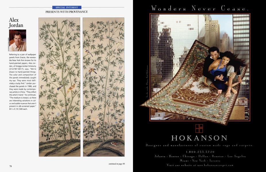 HOKANSON | Architectural Digest | DECEMBER 2001