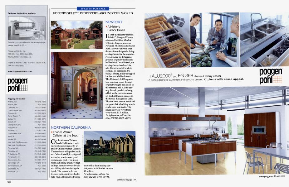 poggenpohl® | Architectural Digest | FEBRUARY 2002