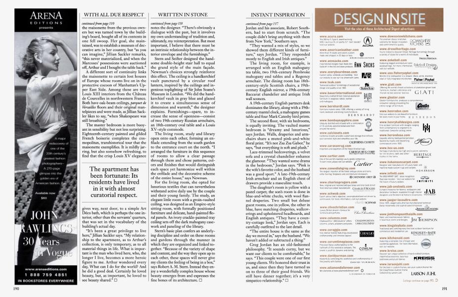 DESIGN IN SITE | Architectural Digest | MARCH 2002