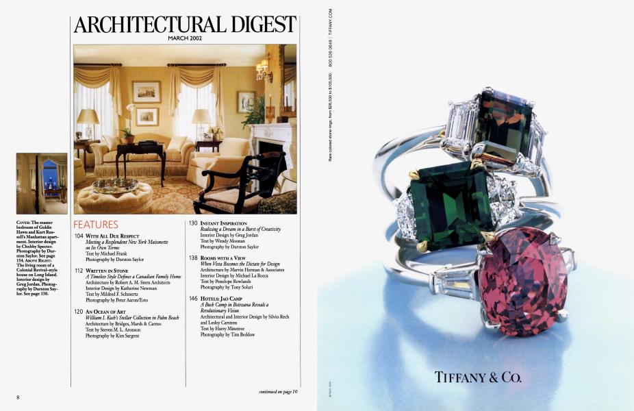 ARCHITECTURAL DIGEST MARCH 2002 | Architectural Digest | MARCH 2002