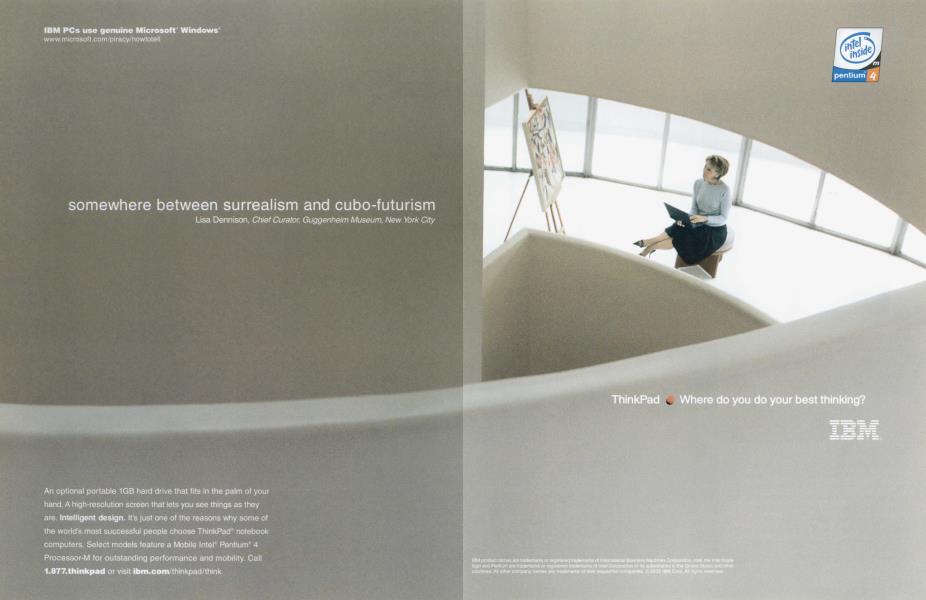 IBM® | Architectural Digest | OCTOBER 2002