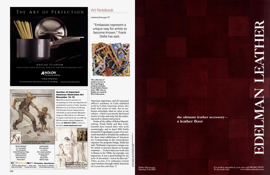 EDELMAN LEATHER | Architectural Digest | NOVEMBER 2002