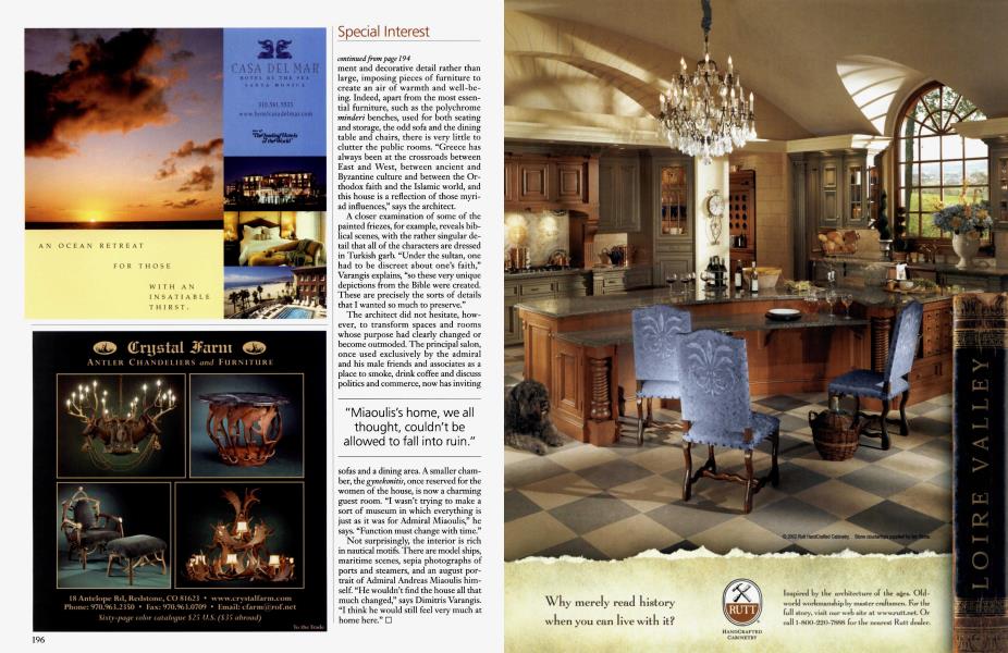 Crystal Farm | Architectural Digest | NOVEMBER 2002