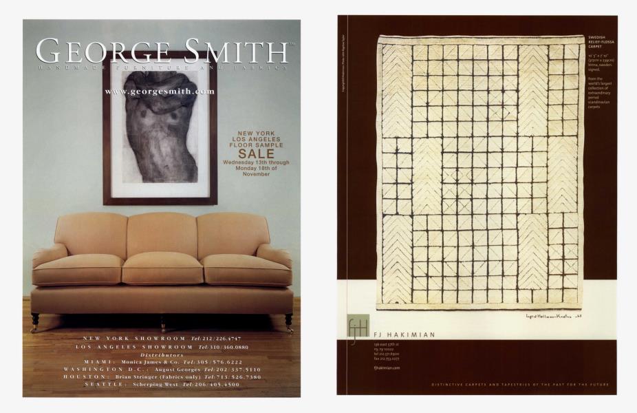 GEORGE SMITH™ | Architectural Digest | NOVEMBER 2002
