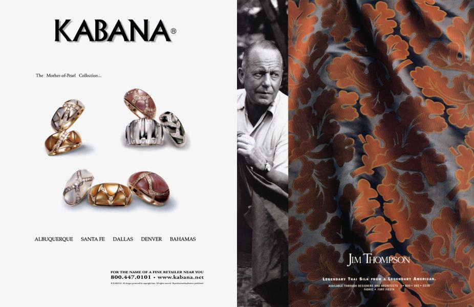 KABANA® | Architectural Digest | NOVEMBER 2002