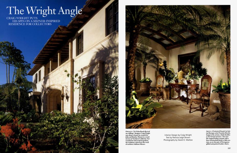 The Wright Angle | Architectural Digest | DECEMBER 2002