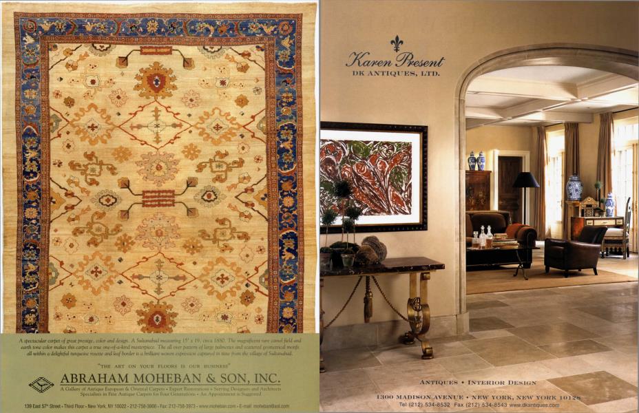 ABRAHAM MOHEBAN & SON, INC. | Architectural Digest | JANUARY 2003