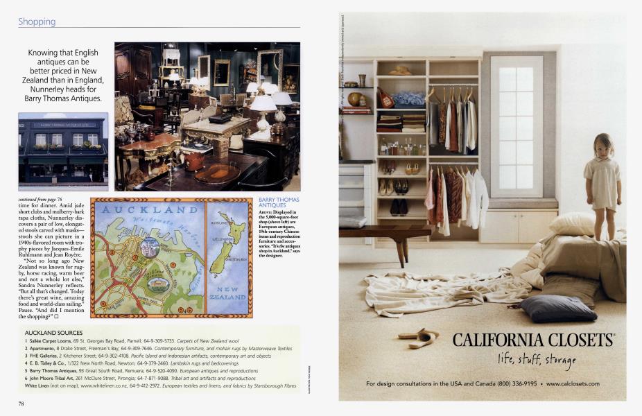 CALIFORNIA CLOSETS® | Architectural Digest | FEBRUARY 2003