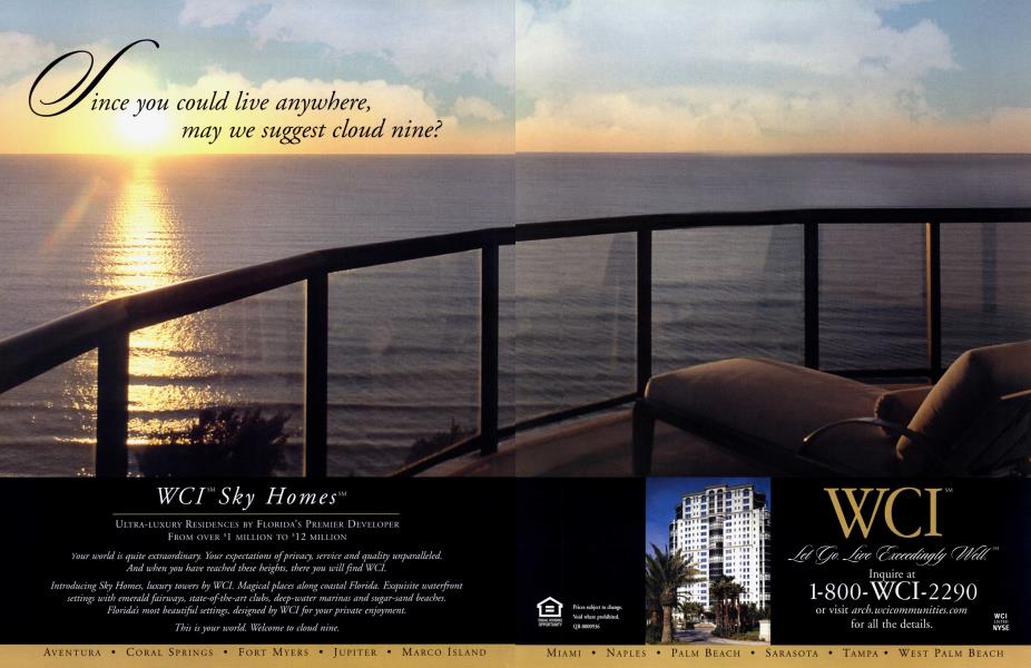 WCI℠ | Architectural Digest | MARCH 2003