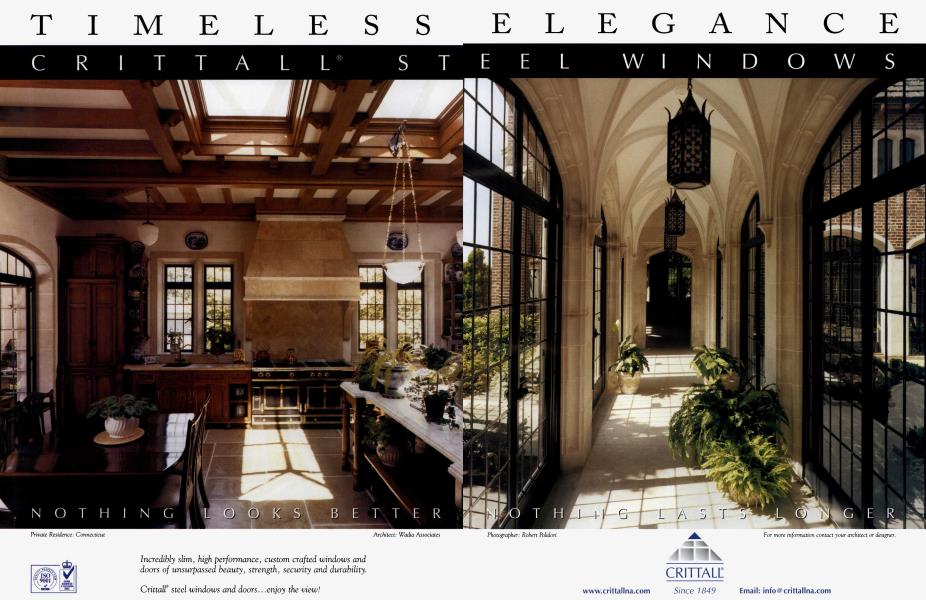 CRITTALL® | Architectural Digest | MARCH 2003