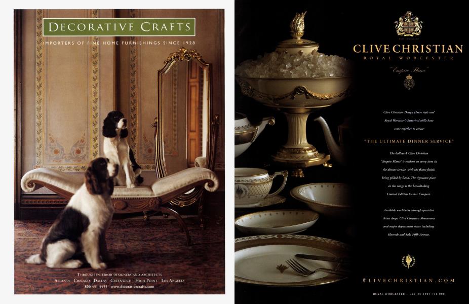 CLIVE CHRISTIAN | Architectural Digest | APRIL 2003