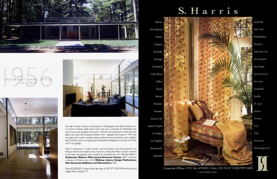 S. Harris | Architectural Digest | MAY 2003