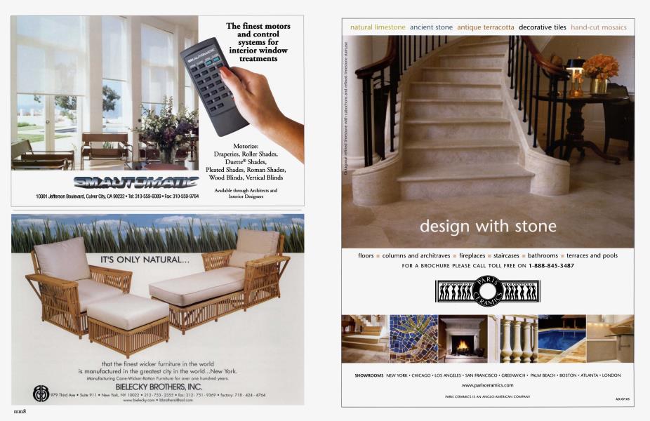 SM AUTOMATIC | Architectural Digest | SEPTEMBER 2003