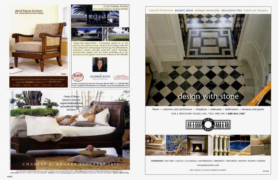 david francis furniture | Architectural Digest | OCTOBER 2003