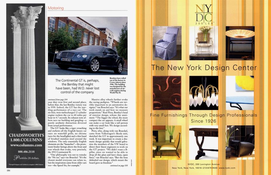 The New York Design Center | Architectural Digest | NOVEMBER 2003