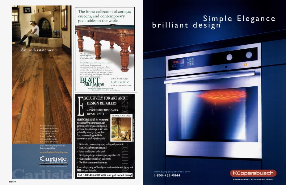 ARCHITECTURAL DIGEST | Architectural Digest | NOVEMBER 2003