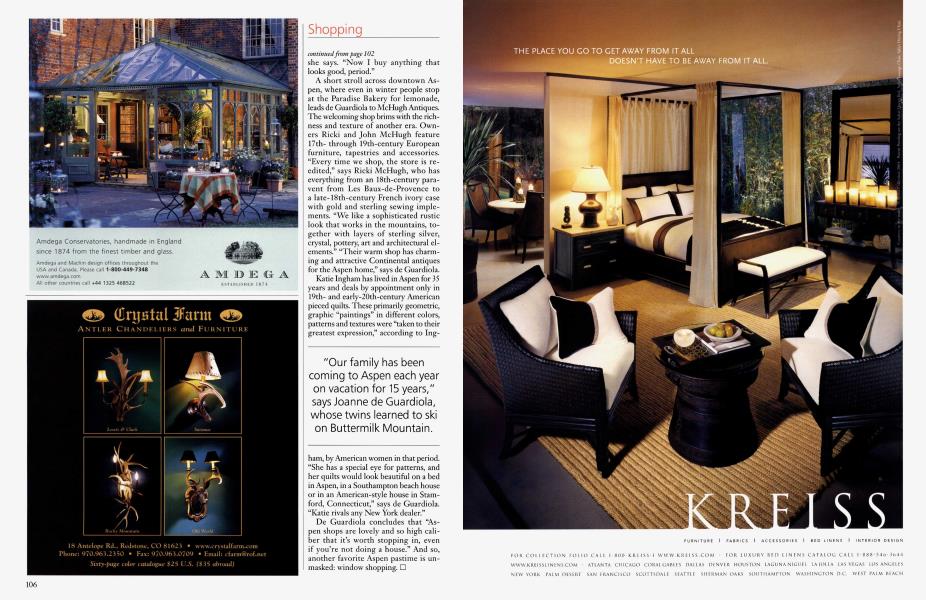 AMDEGA | Architectural Digest | NOVEMBER 2003