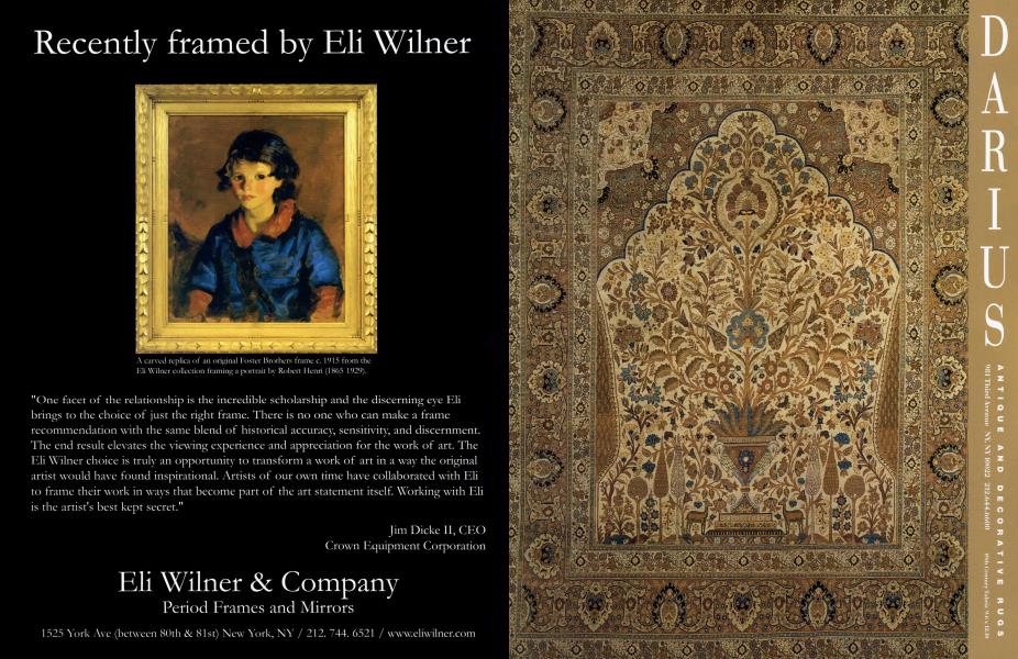 Eli Wilner & Company | Architectural Digest | NOVEMBER 2003