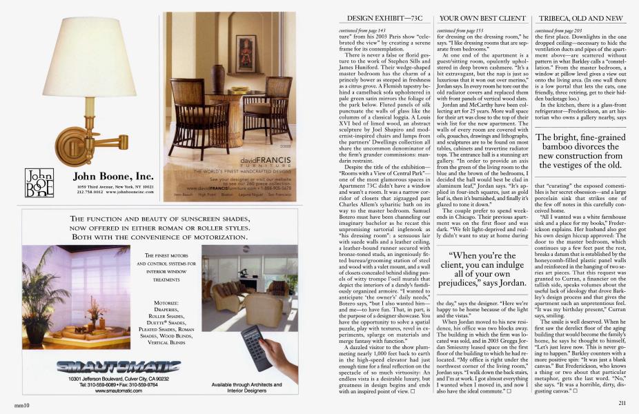 SM AUTOMATIC | Architectural Digest | FEBRUARY 2004