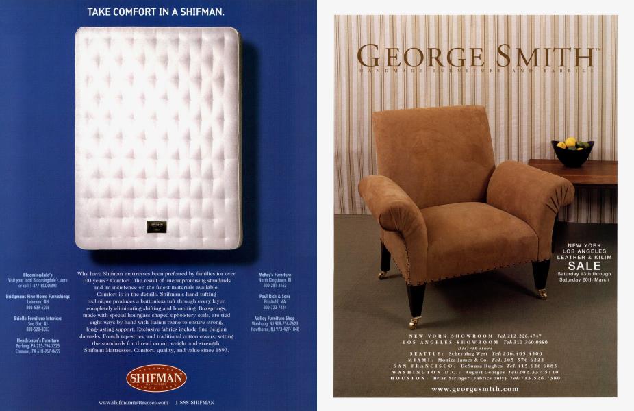George Smith™ | Architectural Digest | MARCH 2004