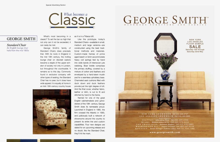 GEORGE SMITH™ | Architectural Digest | MAY 2004