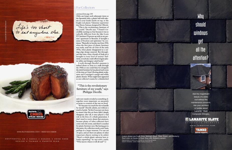 LAMARITE SLATE™ | Architectural Digest | MAY 2004