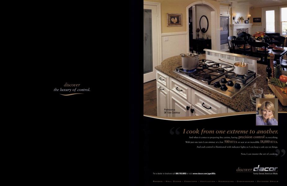discover dacor® | Architectural Digest | MAY 2004