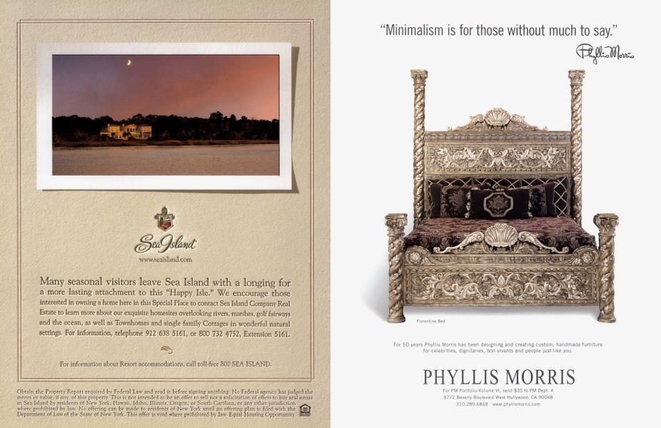 PHYLLIS MORRIS | Architectural Digest | MAY 2004