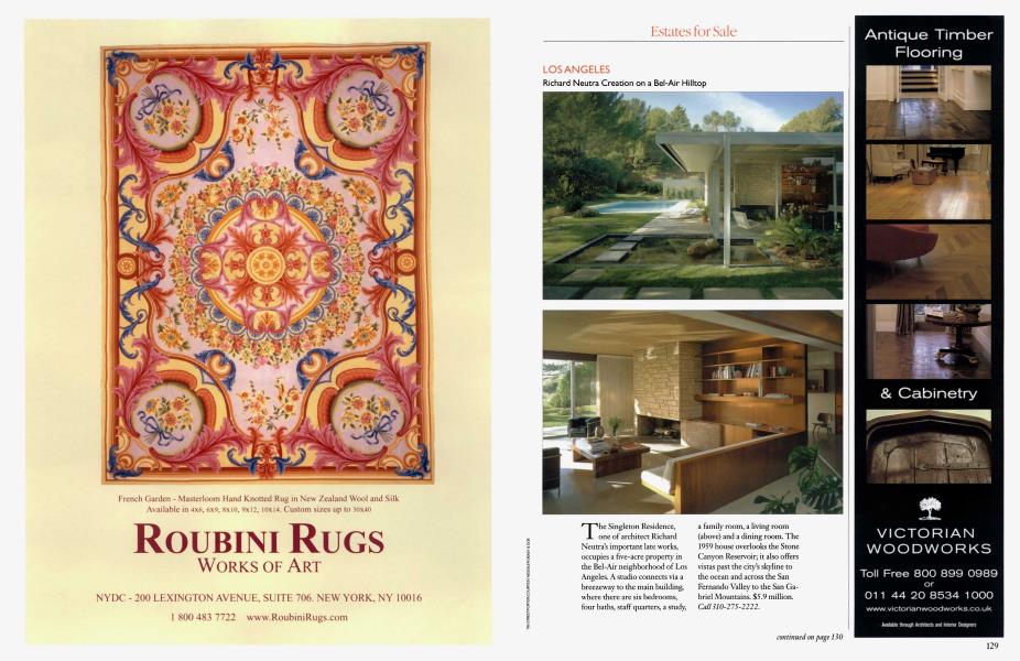 ROUBINI RUGS | Architectural Digest | JUNE 2004