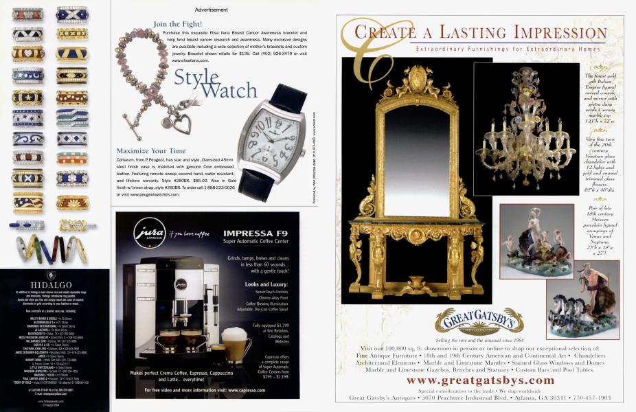 Style Watch | Architectural Digest | JUNE 2004