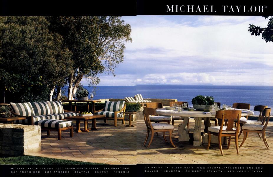 MICHAEL TAYLOR® | Architectural Digest | AUGUST 2004
