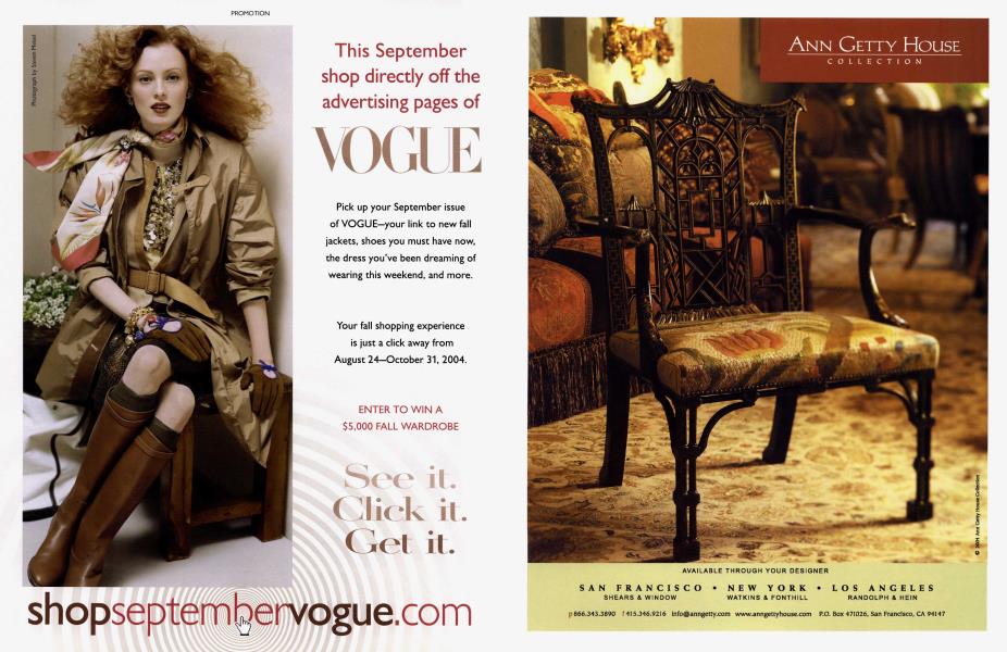 ANN GETTY HOUSE | Architectural Digest | SEPTEMBER 2004