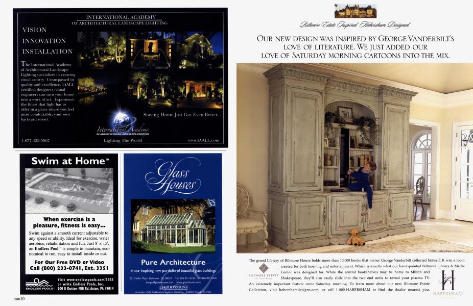 Glass Houses | Architectural Digest | SEPTEMBER 2004