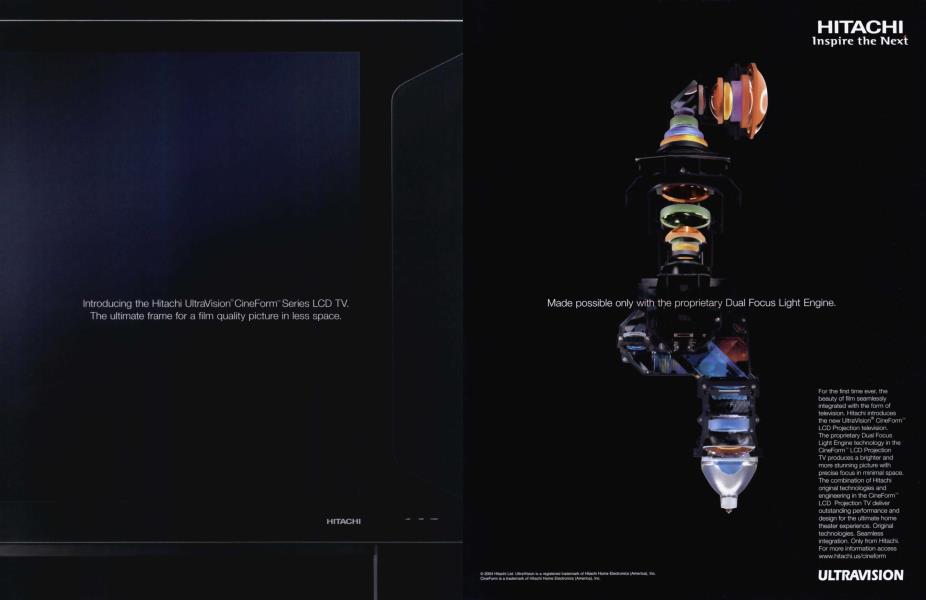 HITACHI | Architectural Digest | SEPTEMBER 2004