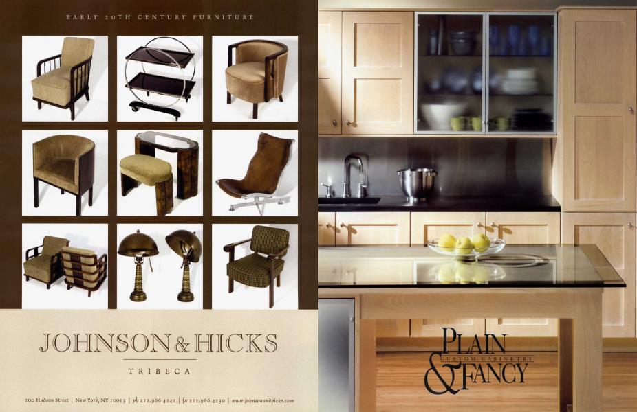 PLAIN & FANCY | Architectural Digest | SEPTEMBER 2004