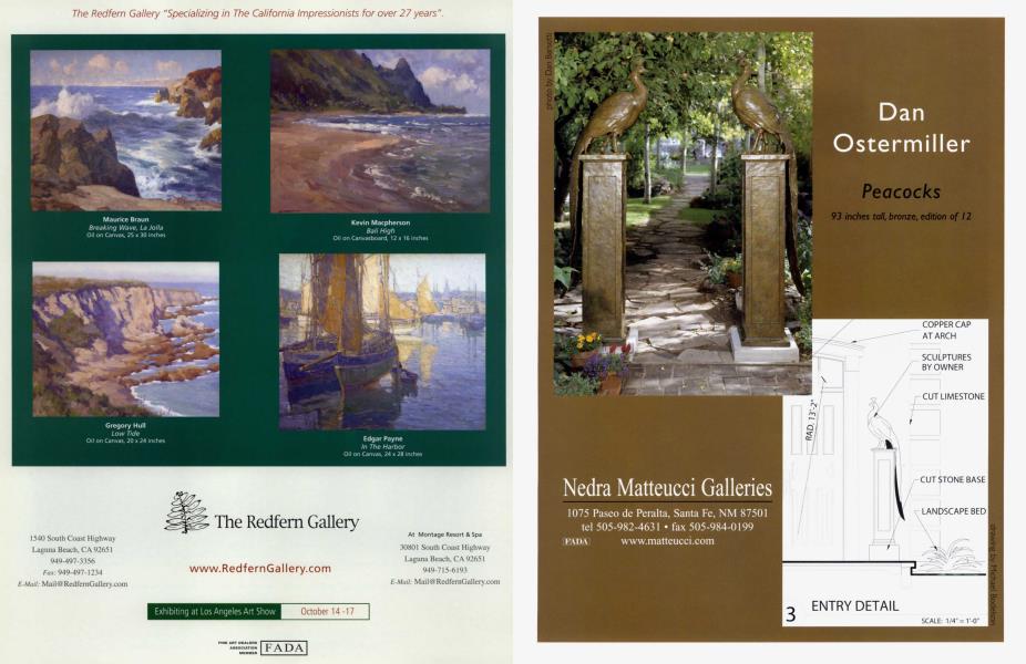 The Redfern Gallery | Architectural Digest | OCTOBER 2004