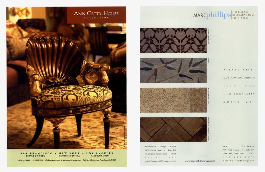 ANN GETTY HOUSE COLLECTION | Architectural Digest | OCTOBER 2004