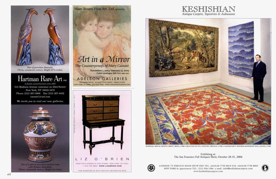 Hartman Rare Art INC. | Architectural Digest | NOVEMBER 2004