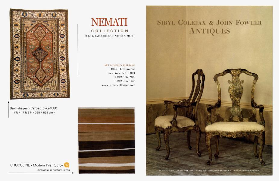 NEMATI | Architectural Digest | NOVEMBER 2004