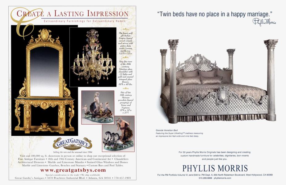 PHYLLIS MORRIS | Architectural Digest | FEBRUARY 2005