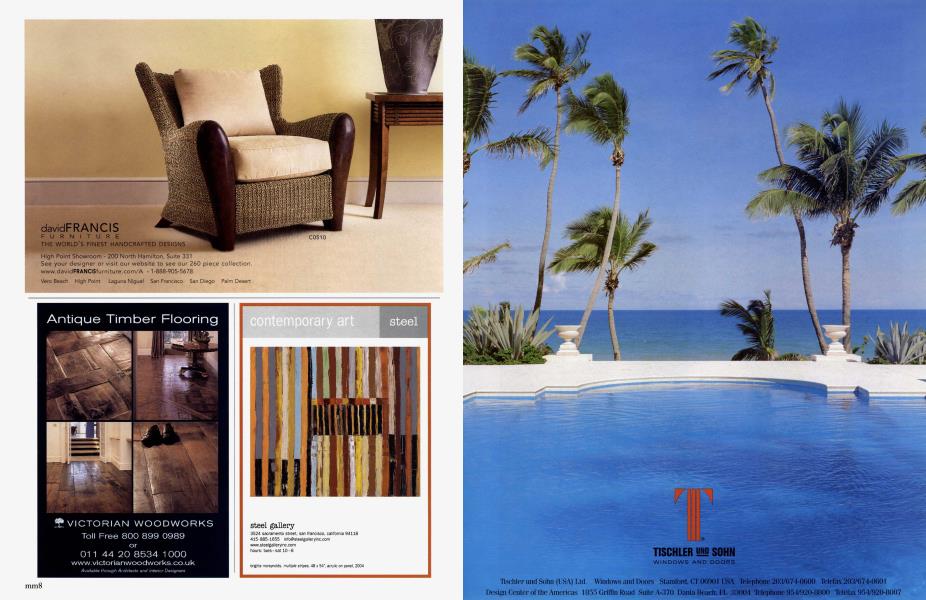 David Francis Furniture | Architectural Digest | APRIL 2005